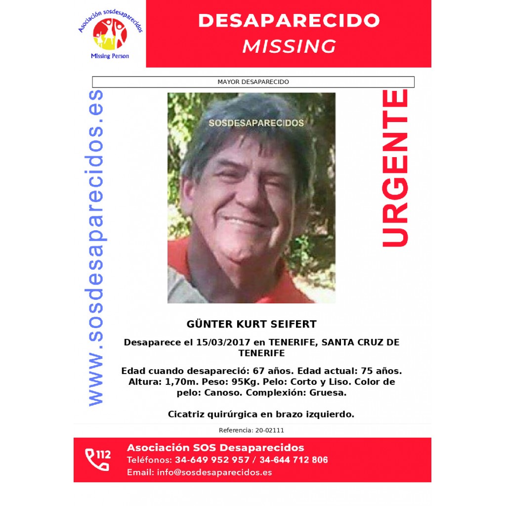 GÜNTER KURT SEIFERT – SOS Desaparecidos