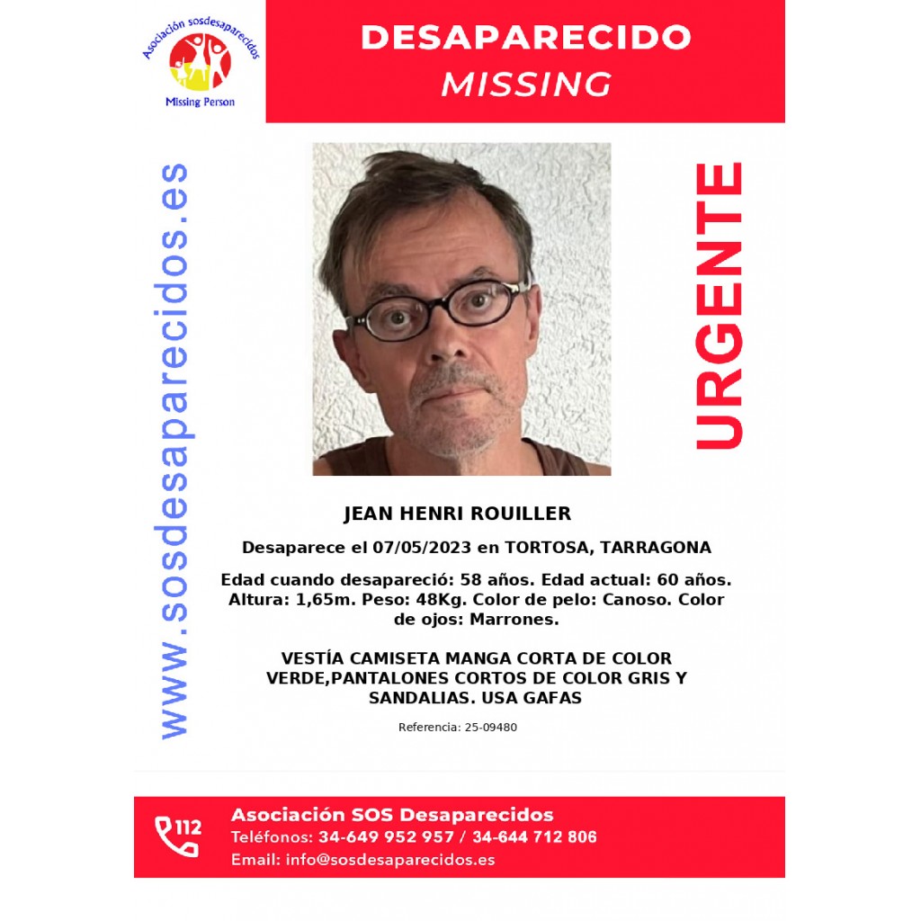 JEAN HENRI ROUILLER – SOS Desaparecidos