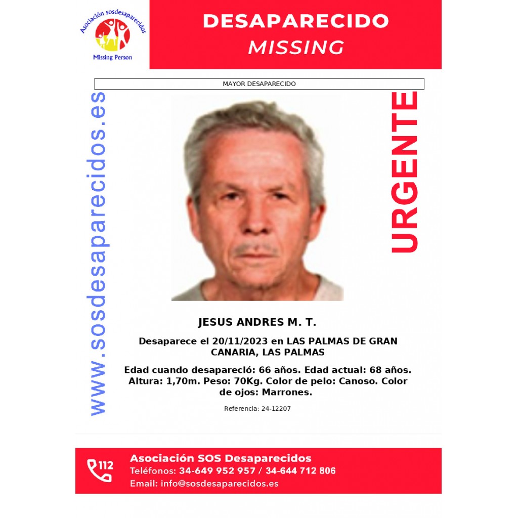 JESUS ANDRES M. T. – SOS Desaparecidos