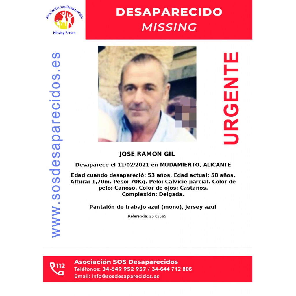 JOSE RAMON GIL – SOS Desaparecidos