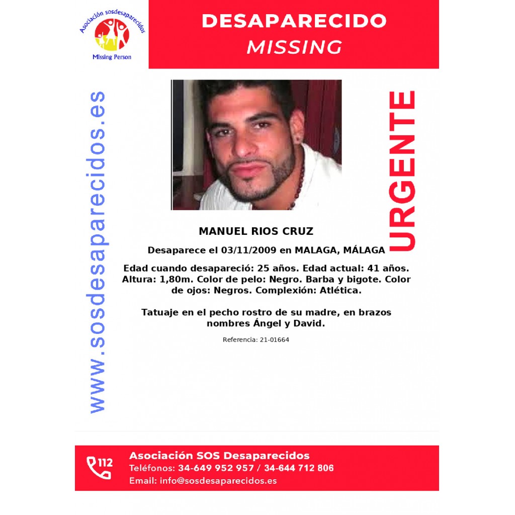 MANUEL RIOS CRUZ – SOS Desaparecidos