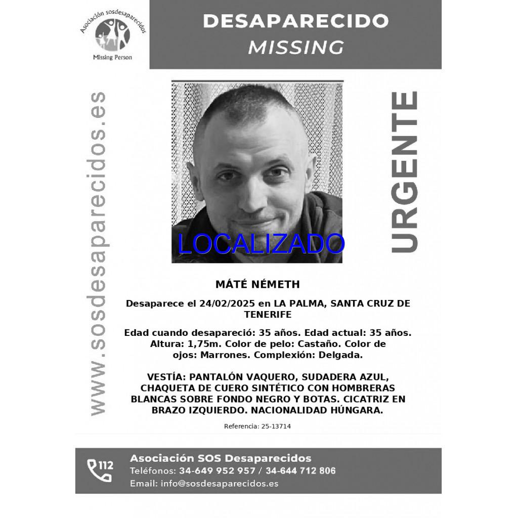 MÁTÉ NÉMETH – SOS Desaparecidos