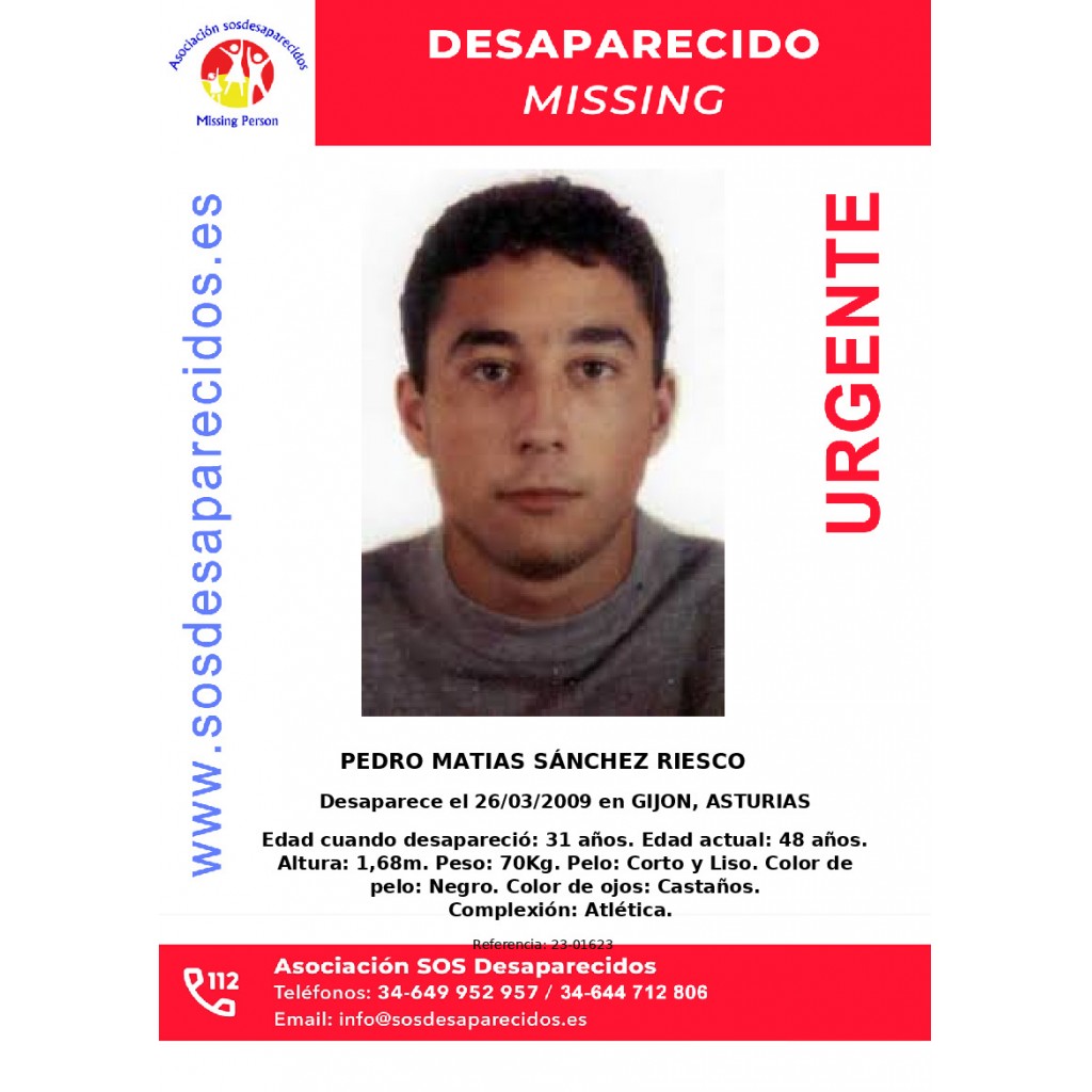 PEDRO MATIAS SÁNCHEZ RIESCO – SOS Desaparecidos